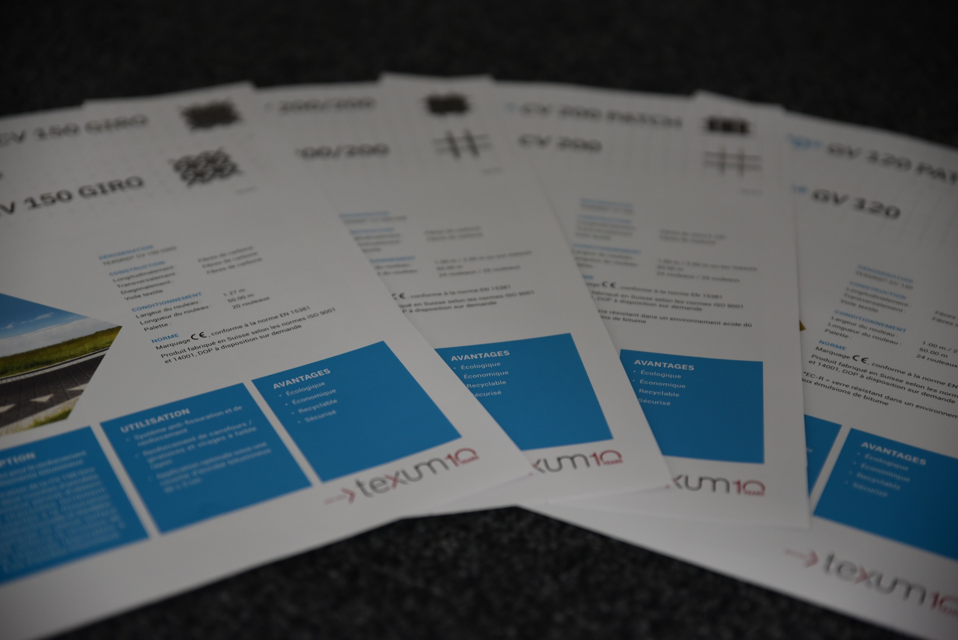 Technical datasheets