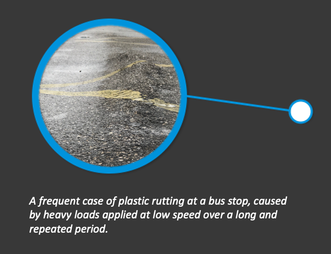 Rutting on road and roundabout | Innovative Texgrid solutions
